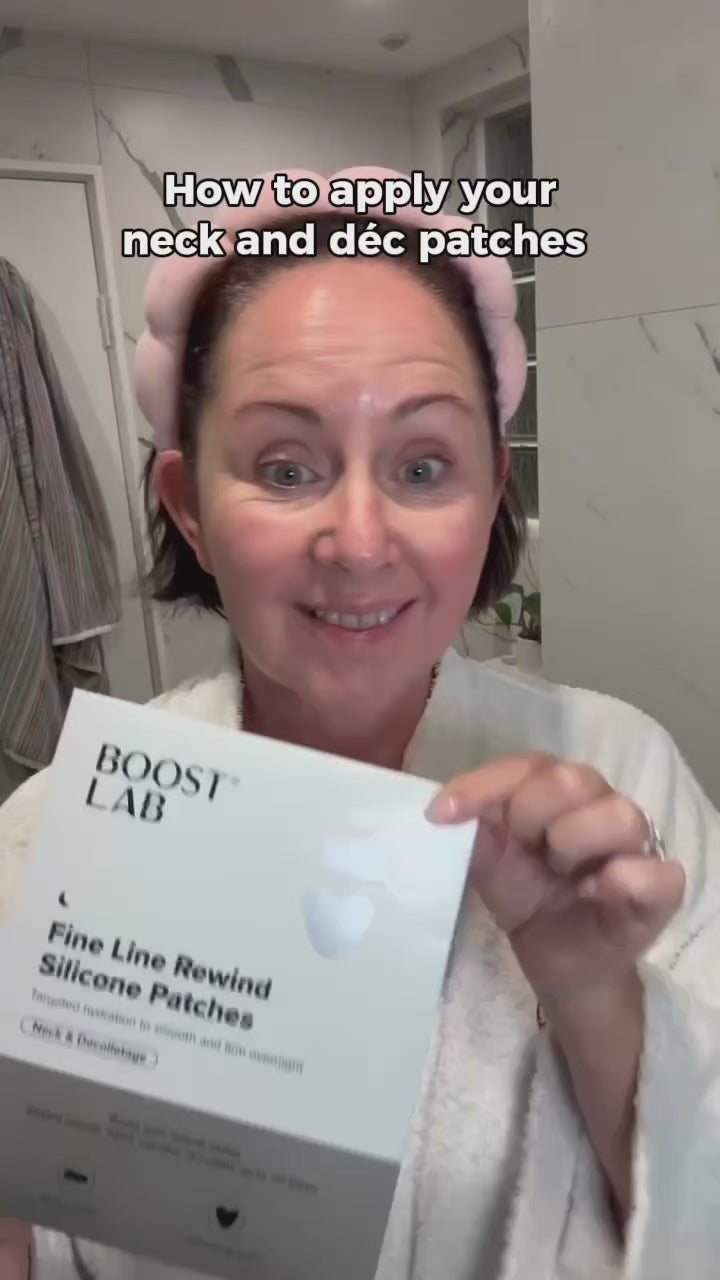 Neck + Déc Silicone Patches | BOOST LAB